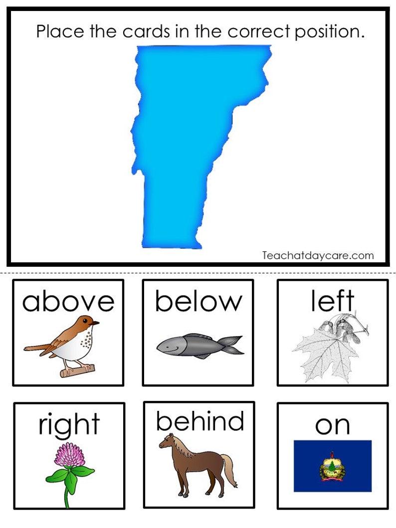 30 Vermont State Symbols Themed Learning Games Download. ZIP | Etsy