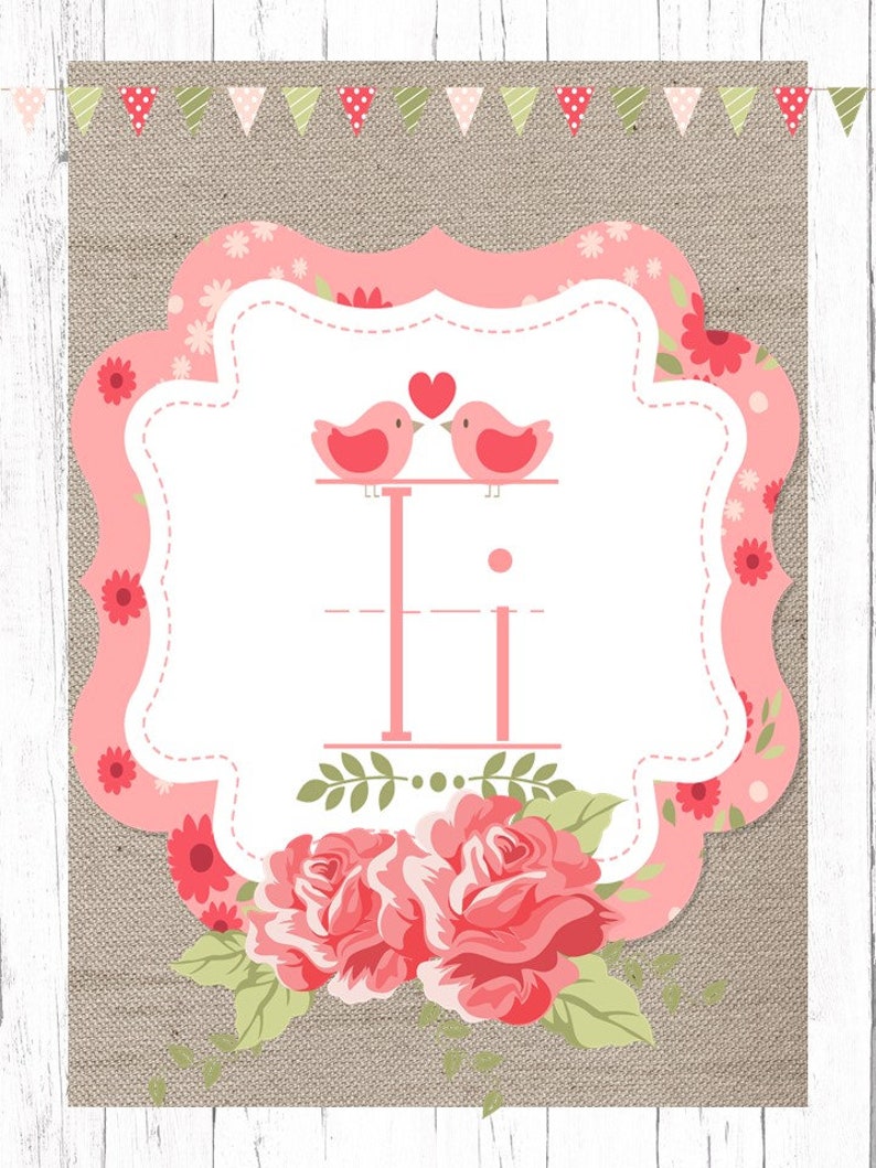26 Printable Shabby Chic Alphabet Posters. 8x10 Classroom - Etsy