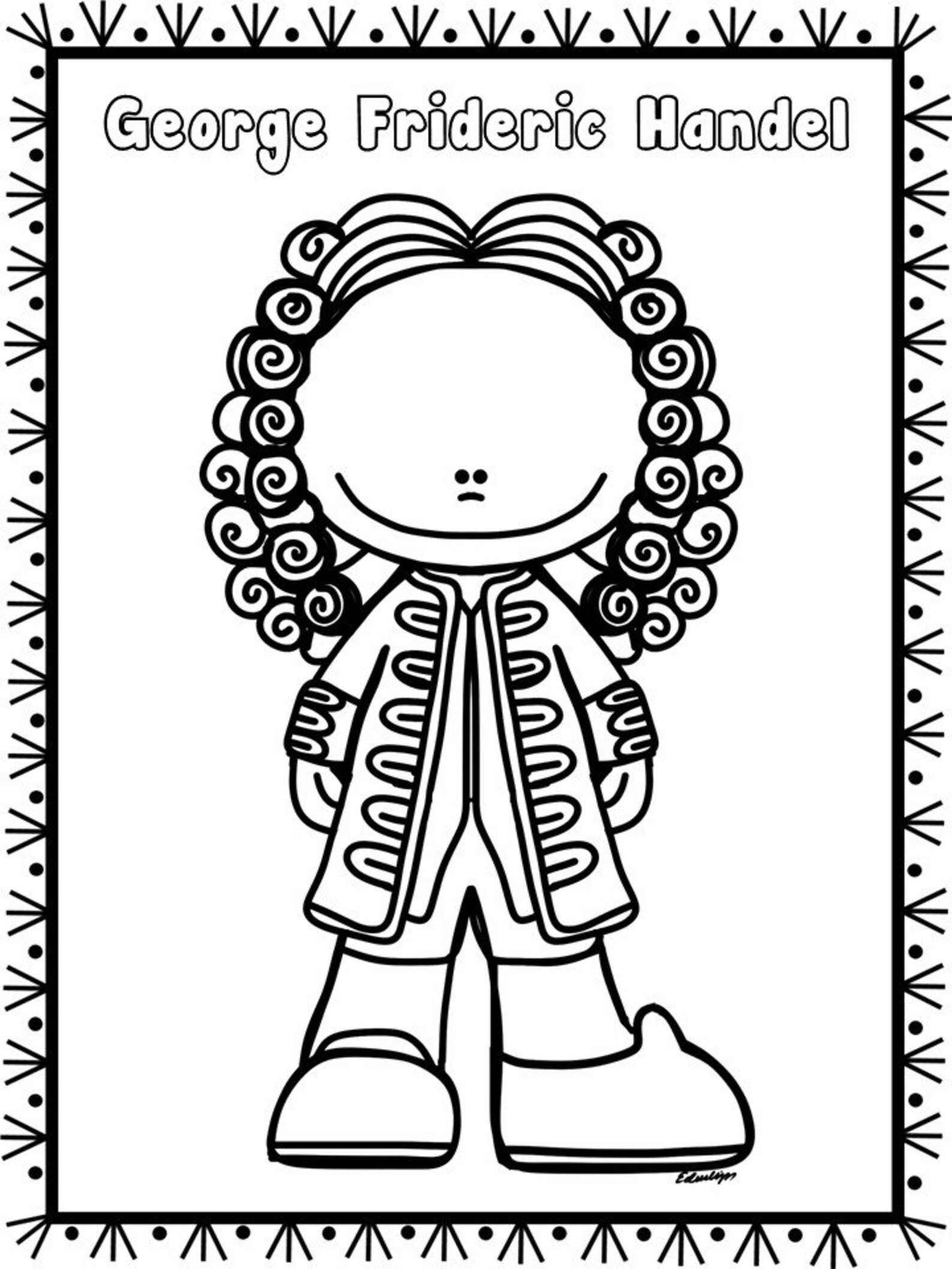 George Frideric Handel Great Composer Unit. Music | Etsy