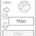 16 Solar System Planets Color Read Trace Write Worksheets. Preschool ...