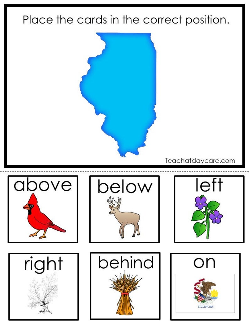 30 Illinois State Symbols Themed Learning Games Download. ZIP File ...
