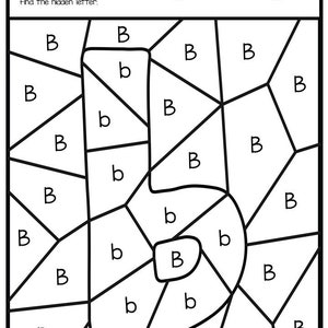 Lowercase Hidden Letters Worksheets. Letter Recognition. Preschool-kdg ...