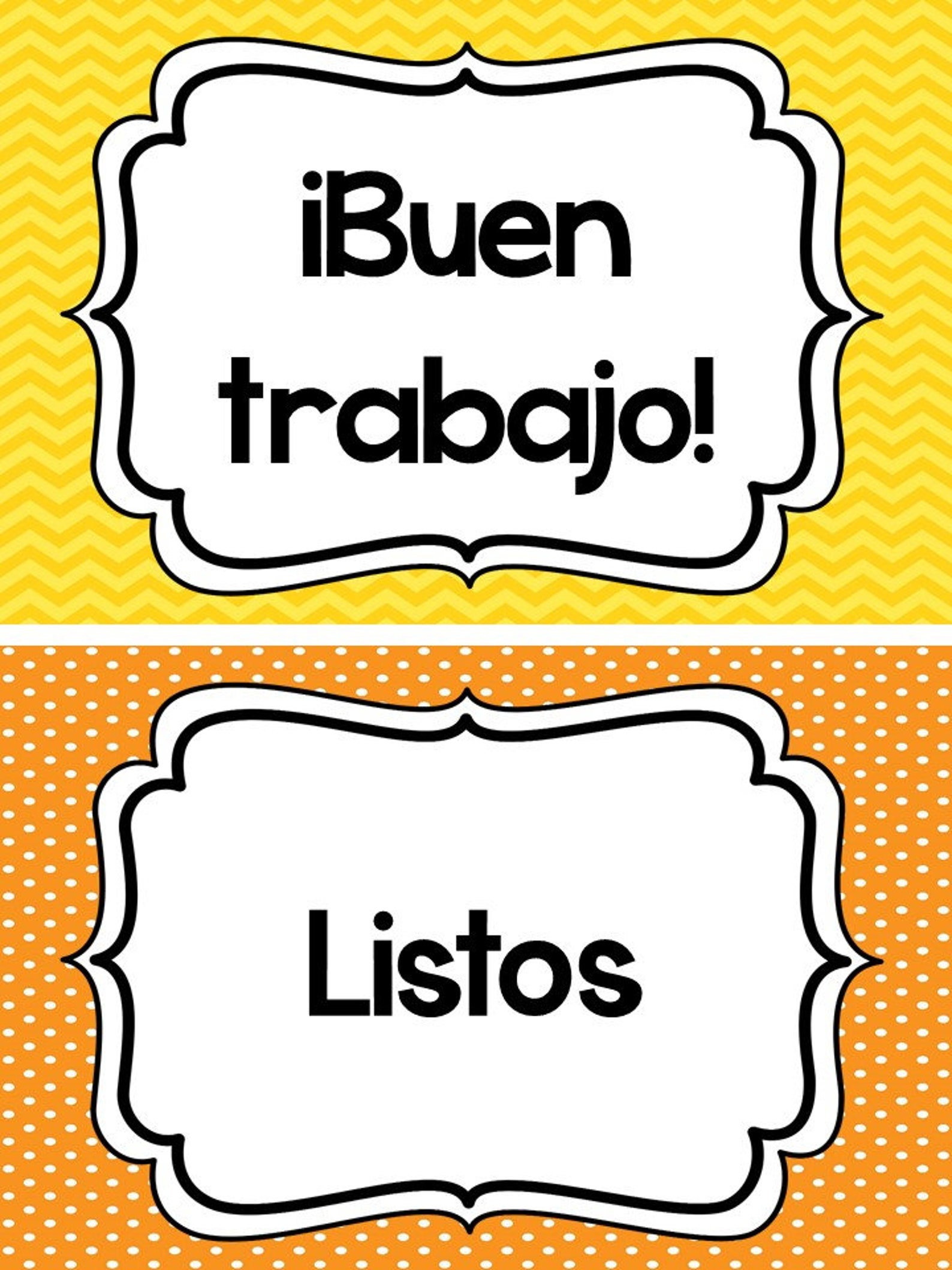 7 Rainbow Spanish Behavior Clip Chart Cards. Classroom - Etsy