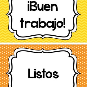 7 Rainbow Spanish Behavior Clip Chart Cards. Classroom Behavior ...
