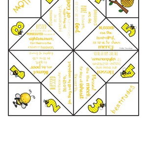 Bee Atitudes Learning Packet. Bee Themed Beatitudes . Activities and ...