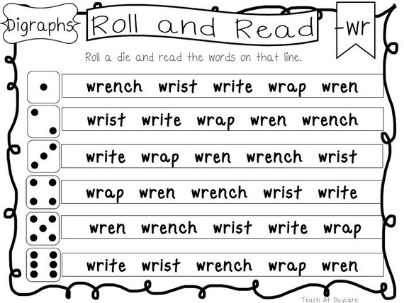 Digraphs Worksheet For 2nd Grade