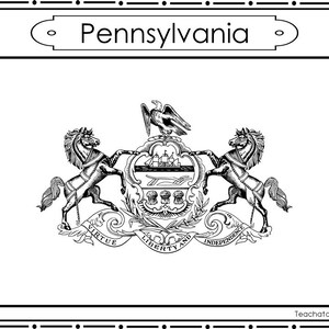 50 State Flag Color Worksheets State Symbols Curriculum. Geography ...