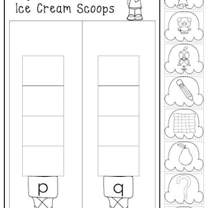 40 No Prep P and Q Letter Reversal Worksheets and Activities. Phonics ...