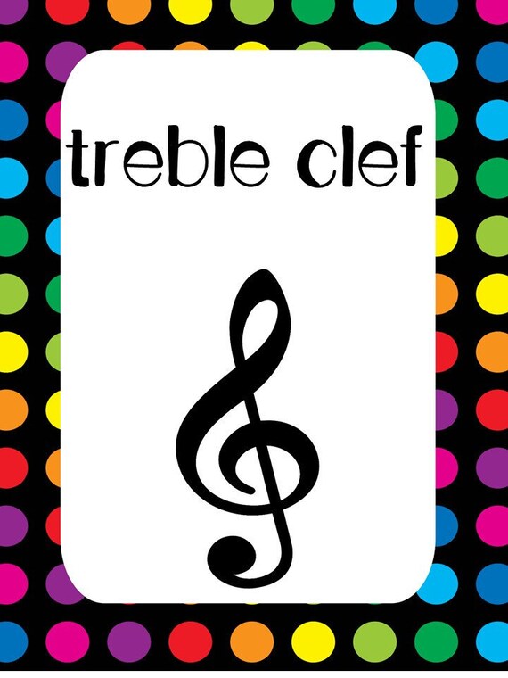 8 Printable Music Symbols Posters. Full Page Classroom Wall | Etsy