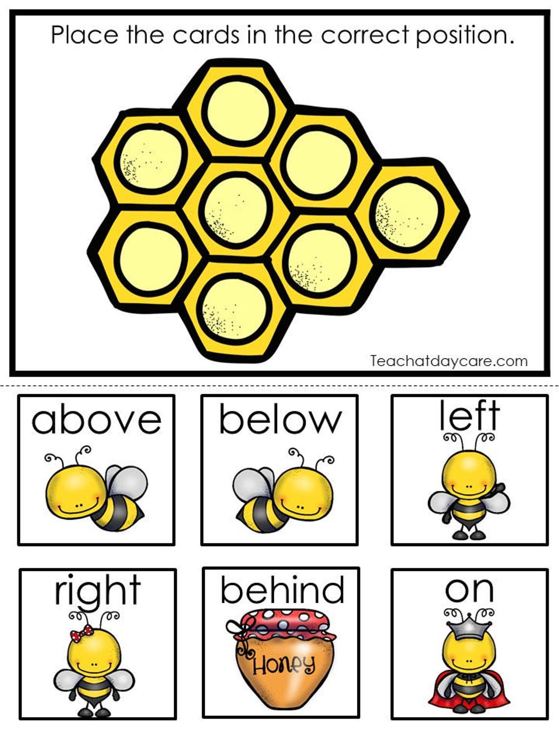 30 Honey Bee Preschool Learning Games Download. Games and - Etsy