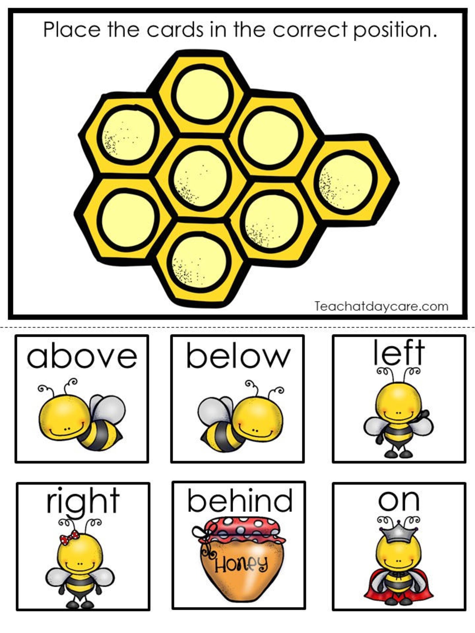 30 Honey Bee Preschool Learning Games Download. Games and - Etsy