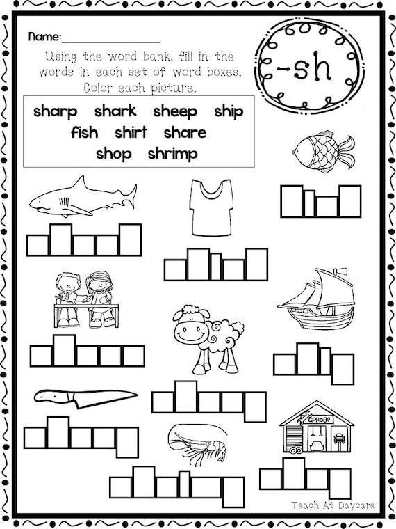 Box Top Worksheets