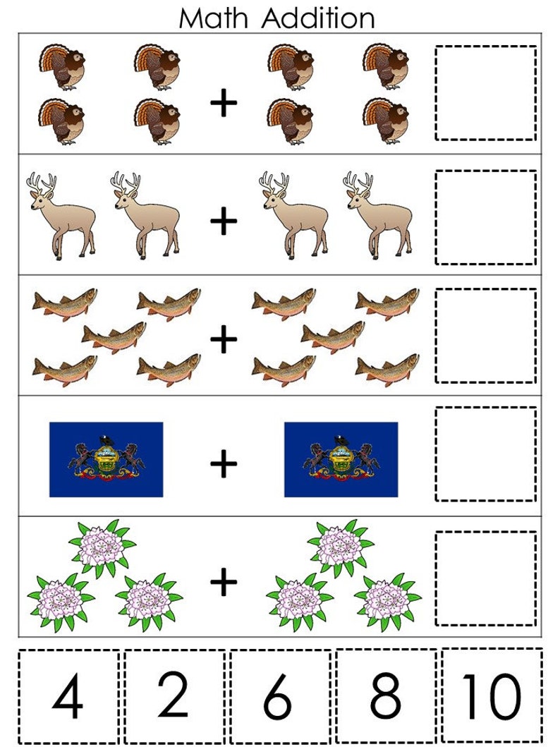 30 Pennsylvania State Symbols Themed Learning Games Download. | Etsy