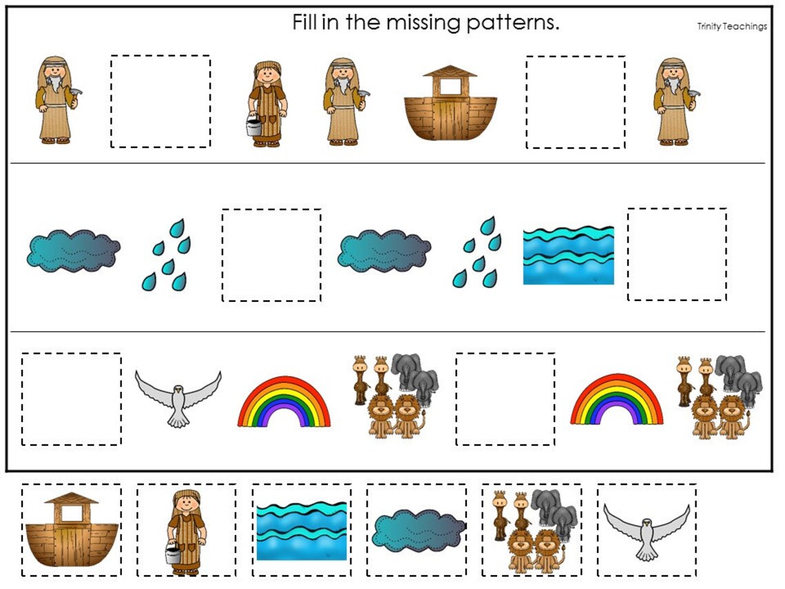 30 Noah's Ark Games Download. Games and Activities in PDF Files. - Etsy