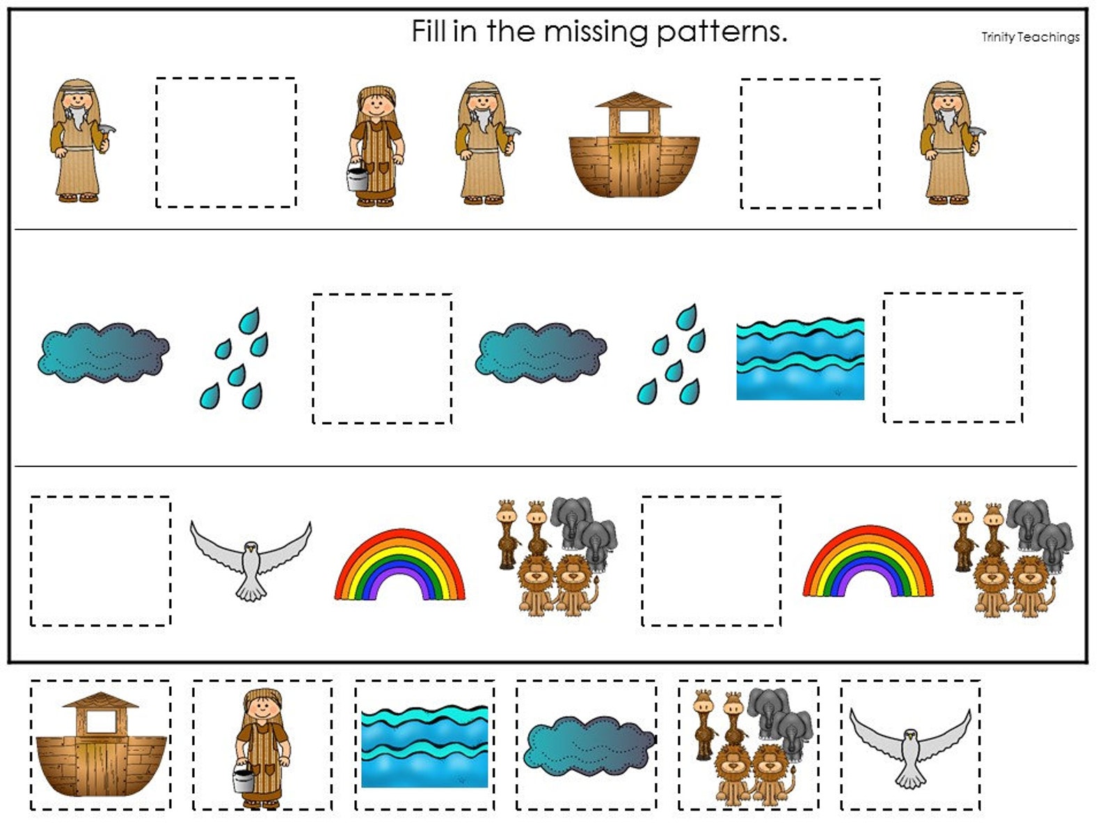 30 Noah's Ark Games Download. Games and Activities in PDF - Etsy