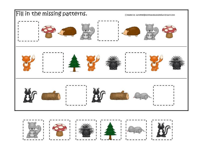 30 Woodland Animals Games Download. Games and Activities in | Etsy