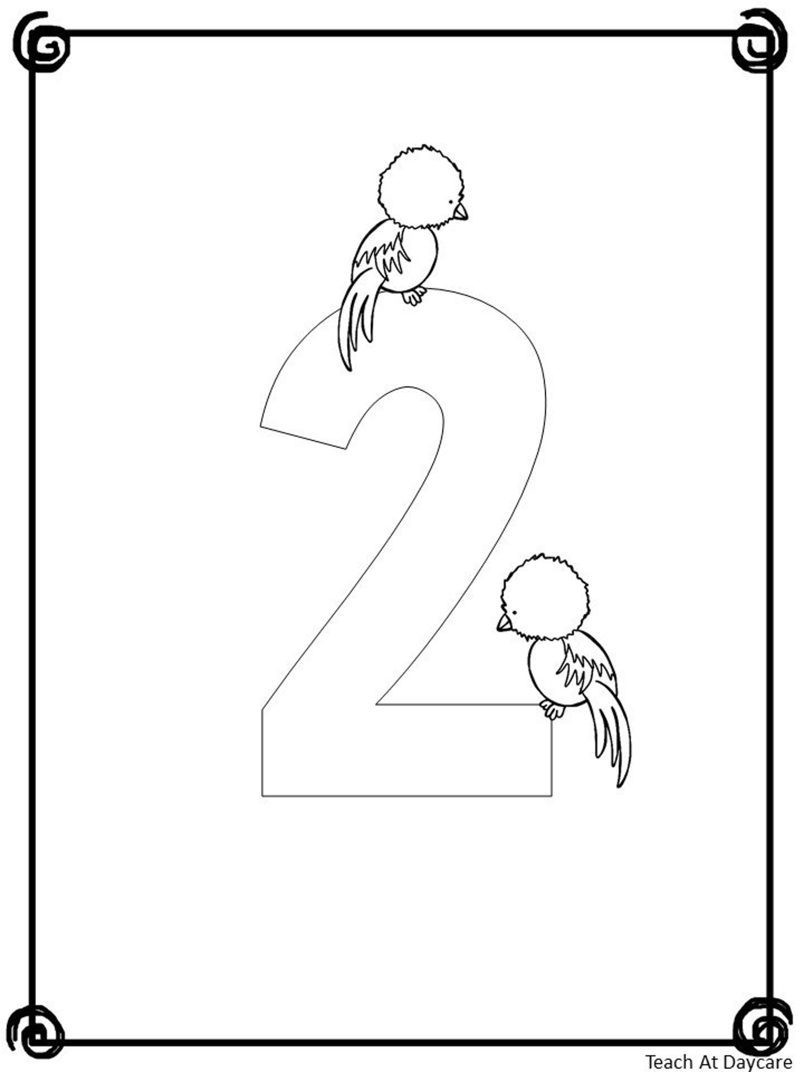 21 Printable Number Coloring Book Worksheets. Numbers 1-20. - Etsy