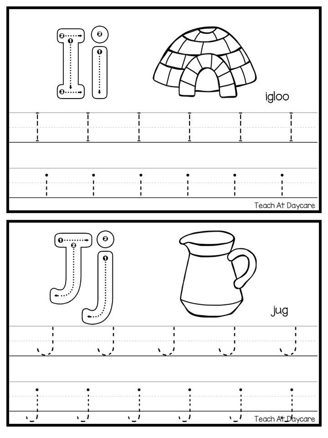 26 ABC Phonics Tracing Cards. Preschool Kindergarten - Etsy