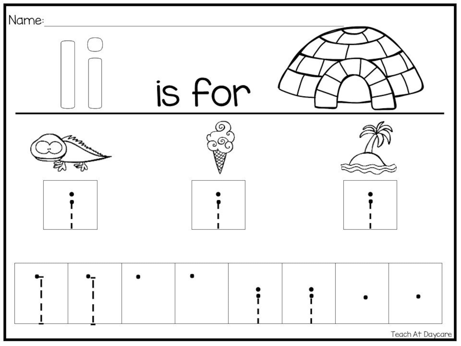 26 Alphabet Phonics Color Box Tracing and Box Writing | Etsy