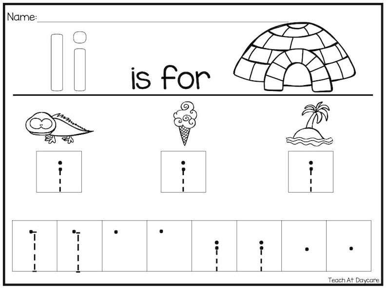 26 Alphabet Phonics Color Box Tracing and Box Writing | Etsy