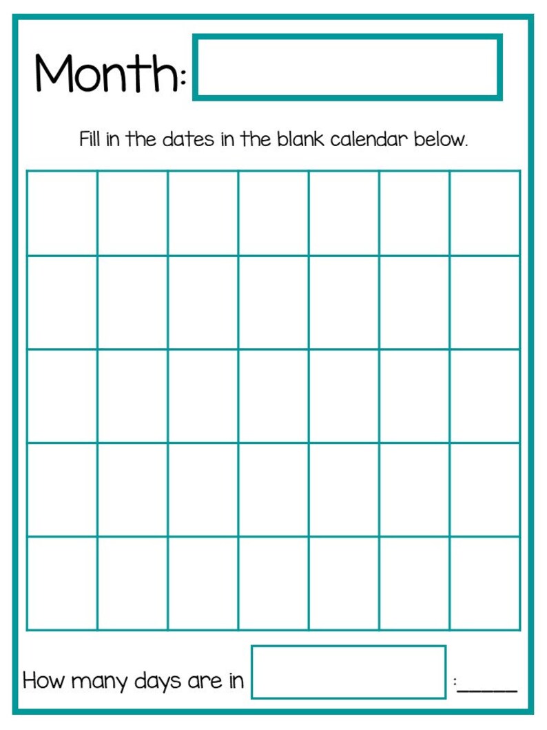 Rainbow Homeschool Daily Calendar Notebook. Kindergarten-2nd Grade ...