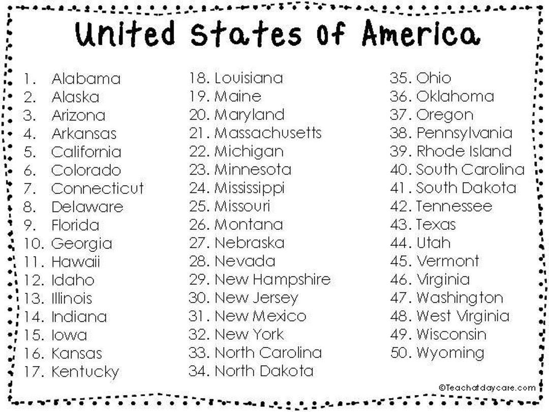 Two Map of the United States Quick Reference and Map Posters. Preschool ...