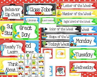 Owl Themed Printable Classroom Accessories and Decor Bulletin | Etsy