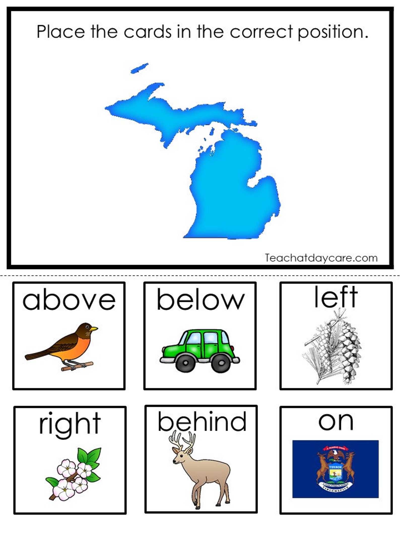 30 Michigan State Symbols Themed Learning Games Download. ZIP - Etsy