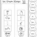 10 Printable Diphthongs Ice Cream Worksheets. Kindergarten-2nd Grade ...