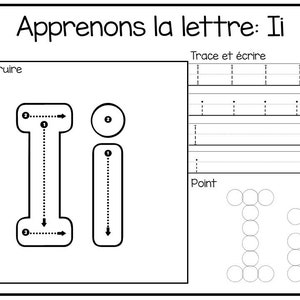 Let's Learn the Letters in French-build, Trace and Write, and Dot ...