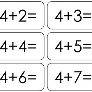 169 Printable Addition Flashcards. Facts 0-12. Preschool Thru 3rd Grade ...