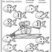 20 Printable Roll and Color Worksheets. Numbers 1-6. Preschool ...