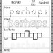 100 Printable Let's Learn Fry 6th Hundred Sight Words Worksheets. 4th ...