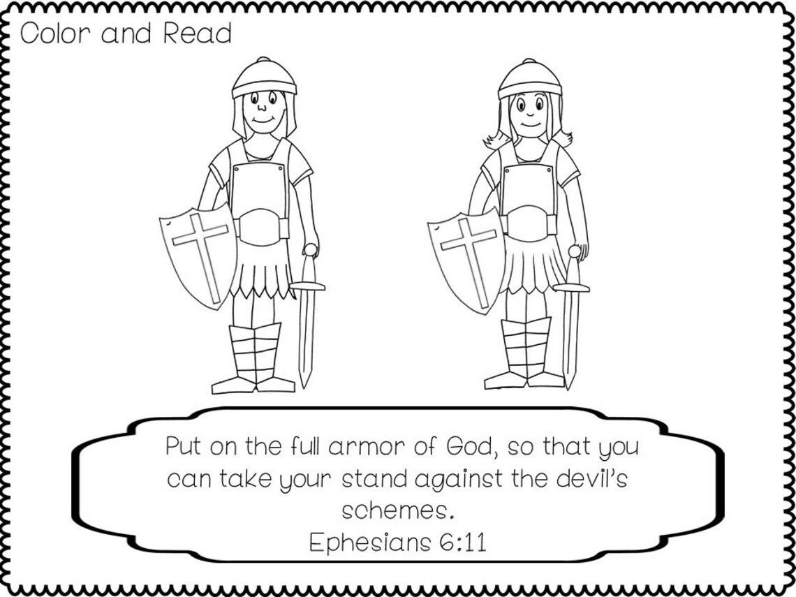 Armor of God Activities and Worksheets Packet. Tracing | Etsy