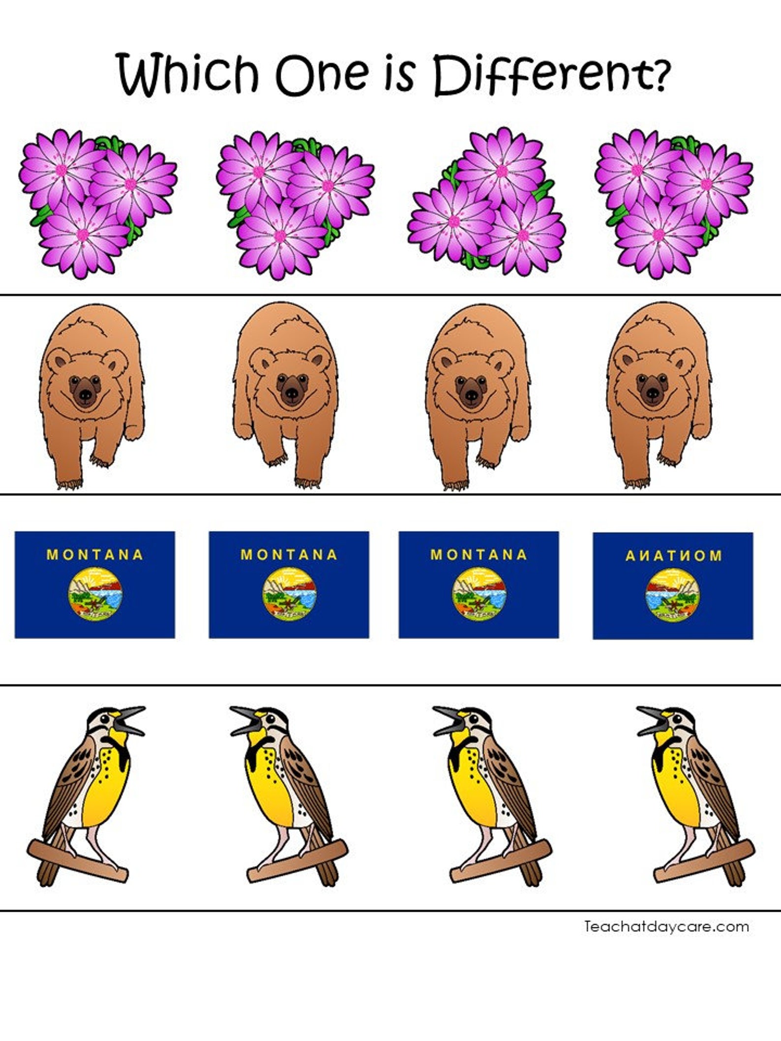 30 Montana State Symbols Themed Learning Games Download. ZIP - Etsy