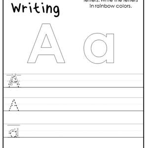 573 Alphabet Worksheets Download. Preschool-kindergarten. Worksheets in ...
