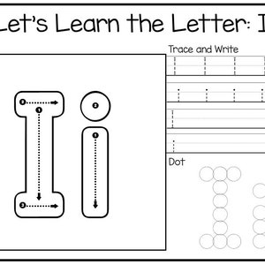Let's Learn the Letters-build, Trace and Write, and Dot Preschool ...
