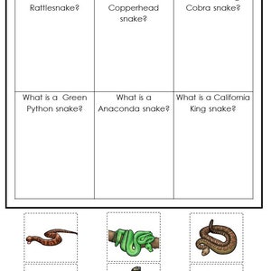30 Snakes Printable Preschool Educational Games Download. Games and ...