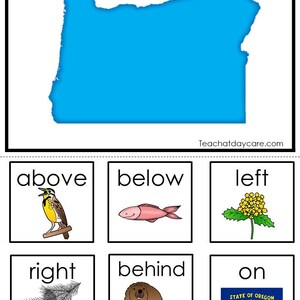 30 Oregon State Symbols Themed Learning Games Download. ZIP File ...