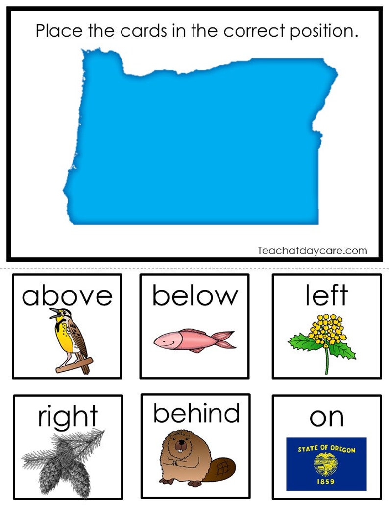 30 Oregon State Symbols Themed Learning Games Download. ZIP | Etsy