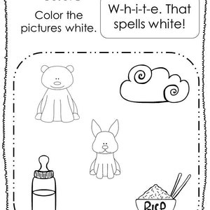 11 Spell and Color Worksheets. Preschool and Kindergarten Science and ...