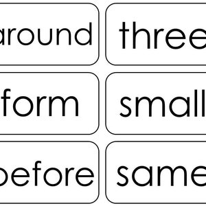 100 Printable Fry's Second Hundred Sight Word Flashcards. 1st-2nd Grade ...