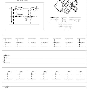 26 Printable Alphabet I Know My Letters Worksheets. Preschool-kdg ...