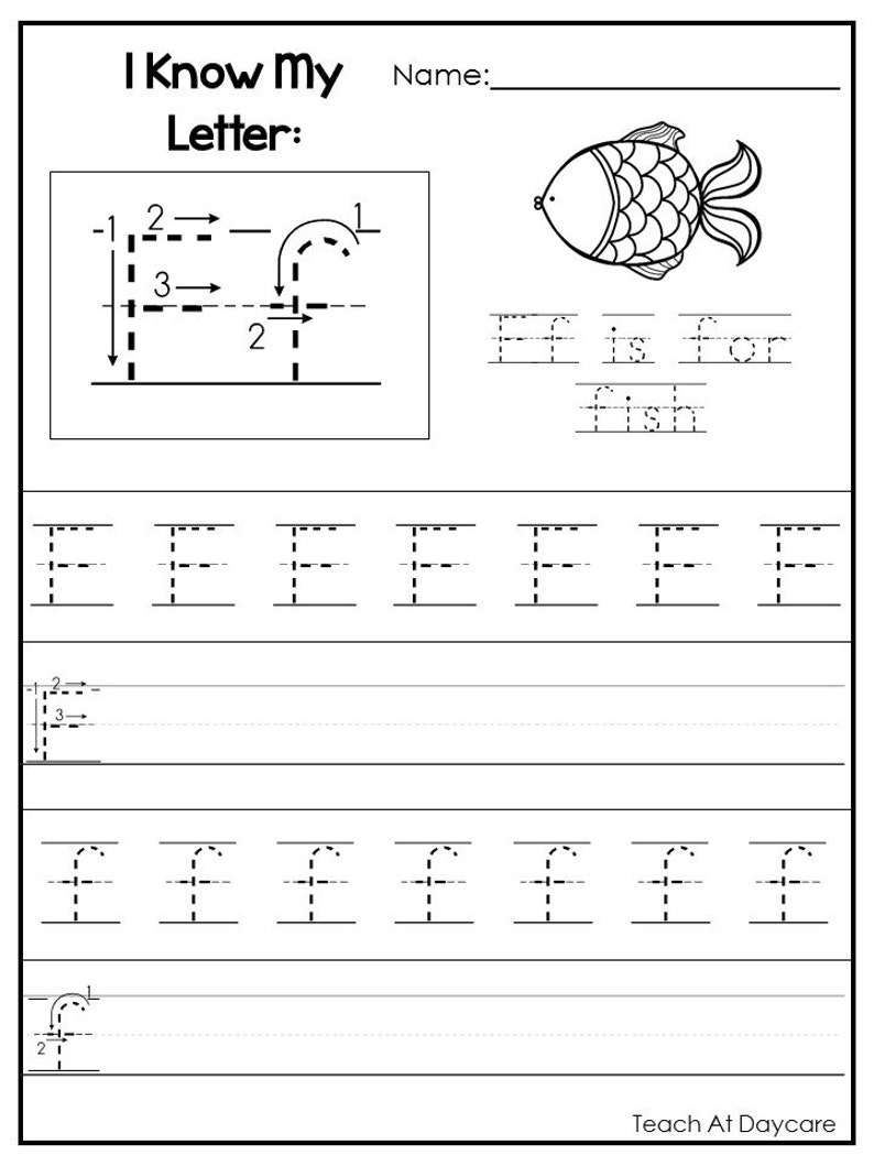 26 Printable Alphabet I Know My Letters Worksheets. Preschool-kdg ...