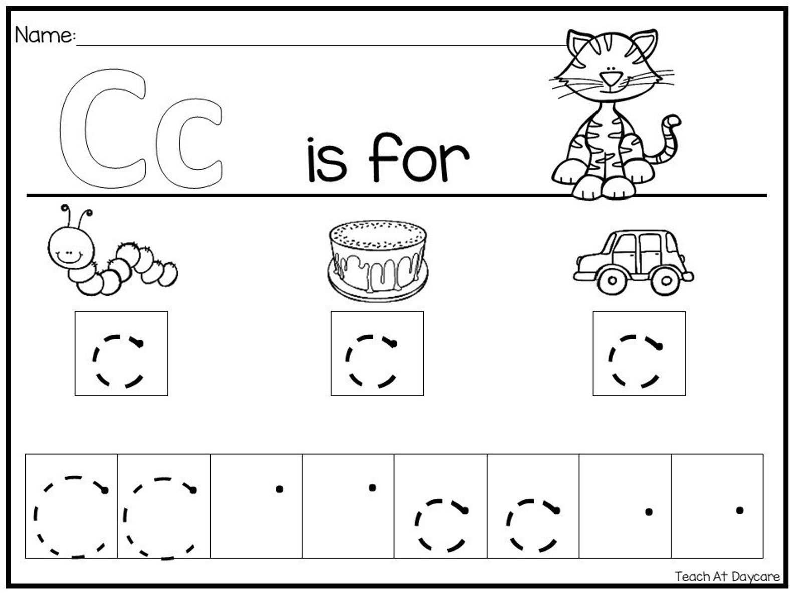 26 Alphabet Phonics Color Box Tracing and Box Writing - Etsy