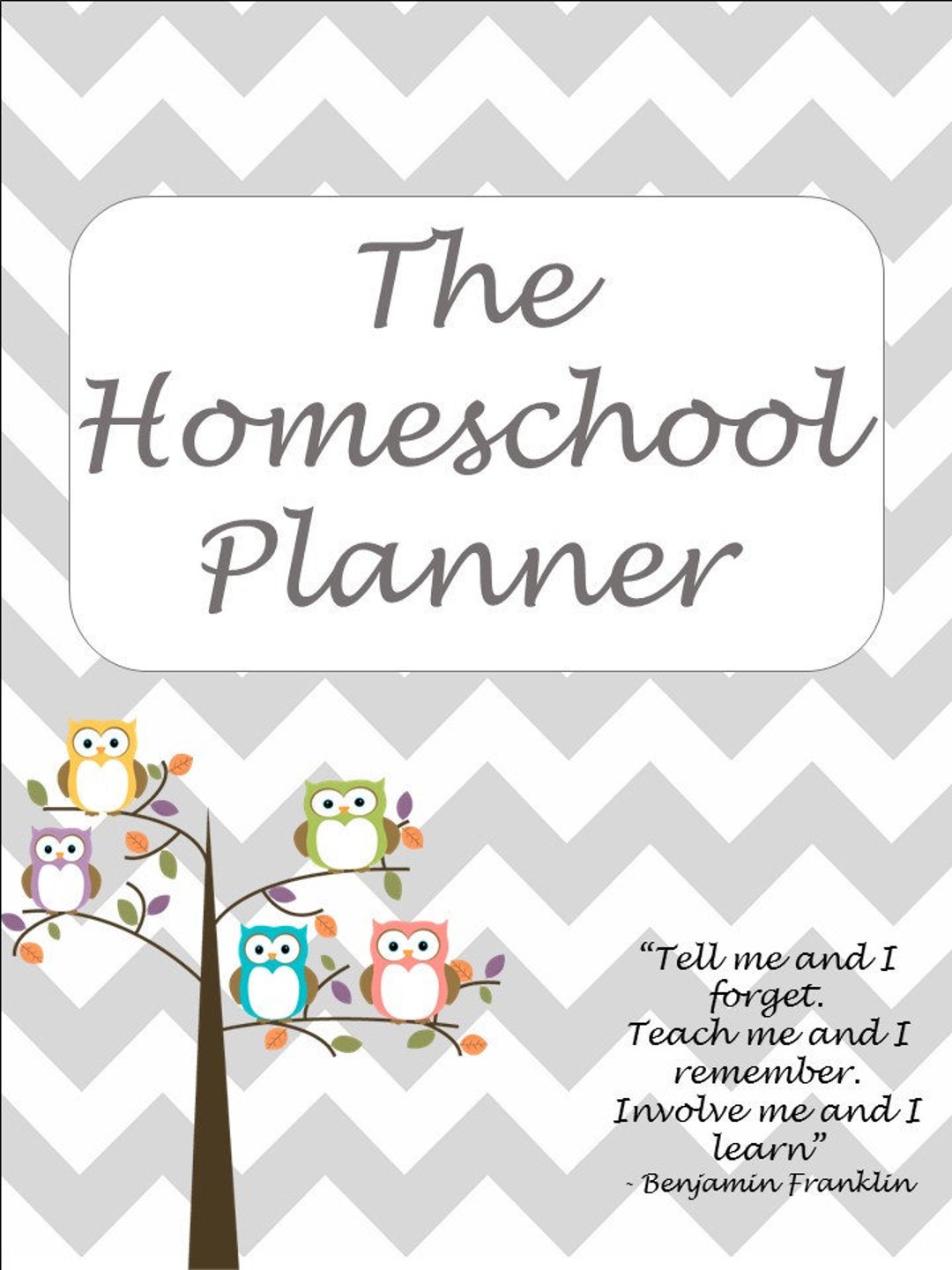 Homeschool Planner. 53 Owl Themed Printable Pages for Your Homeschool ...
