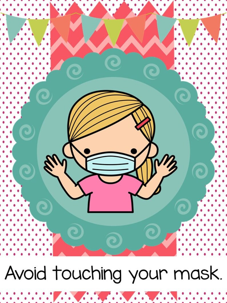 How to Wear a Mask Posters, Classroom Health (PDF Download) - Etsy