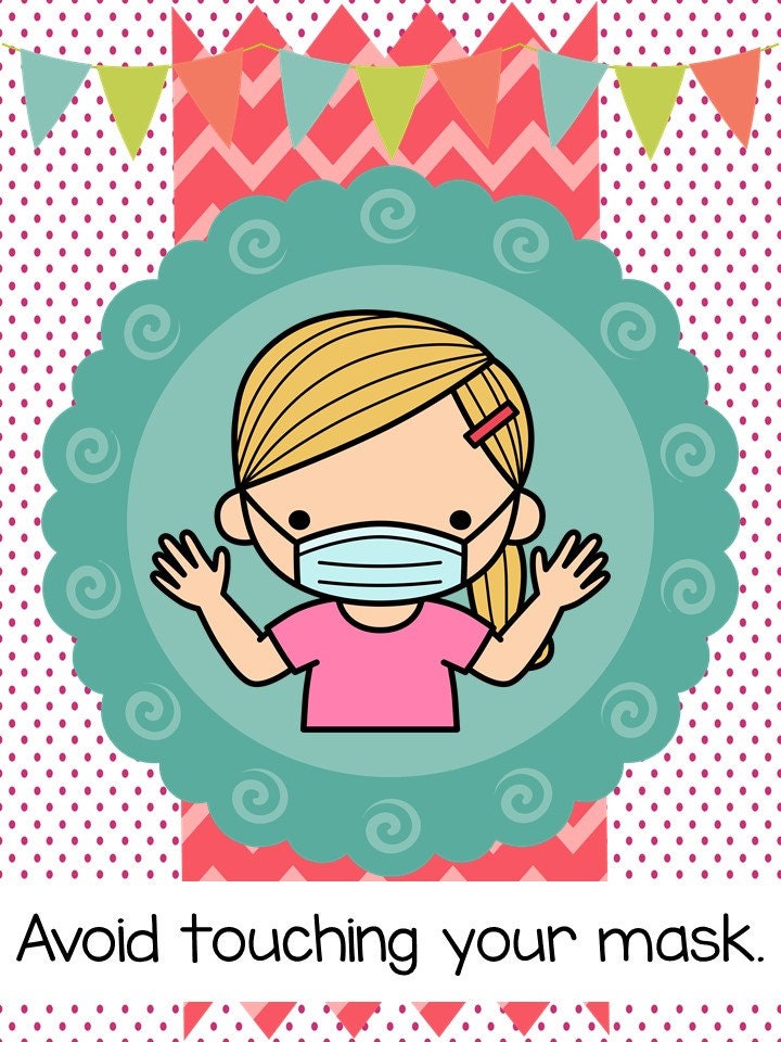How to Wear a Mask Posters, Classroom Health (PDF Download) - Etsy