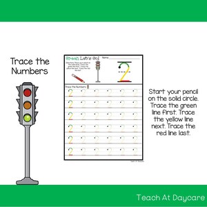 Green Let's Go Numbers 0-20 Tracing Worksheets. Number Formation ...
