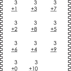 20 Printable Addition Worksheets. Numbers 1-10. Preschool-1st Grade ...